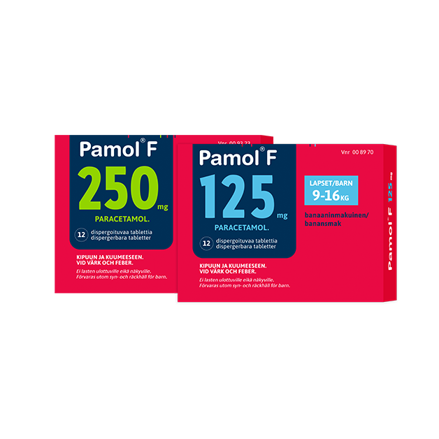 Pamol F 250 mg tabletti, suussa hajoava